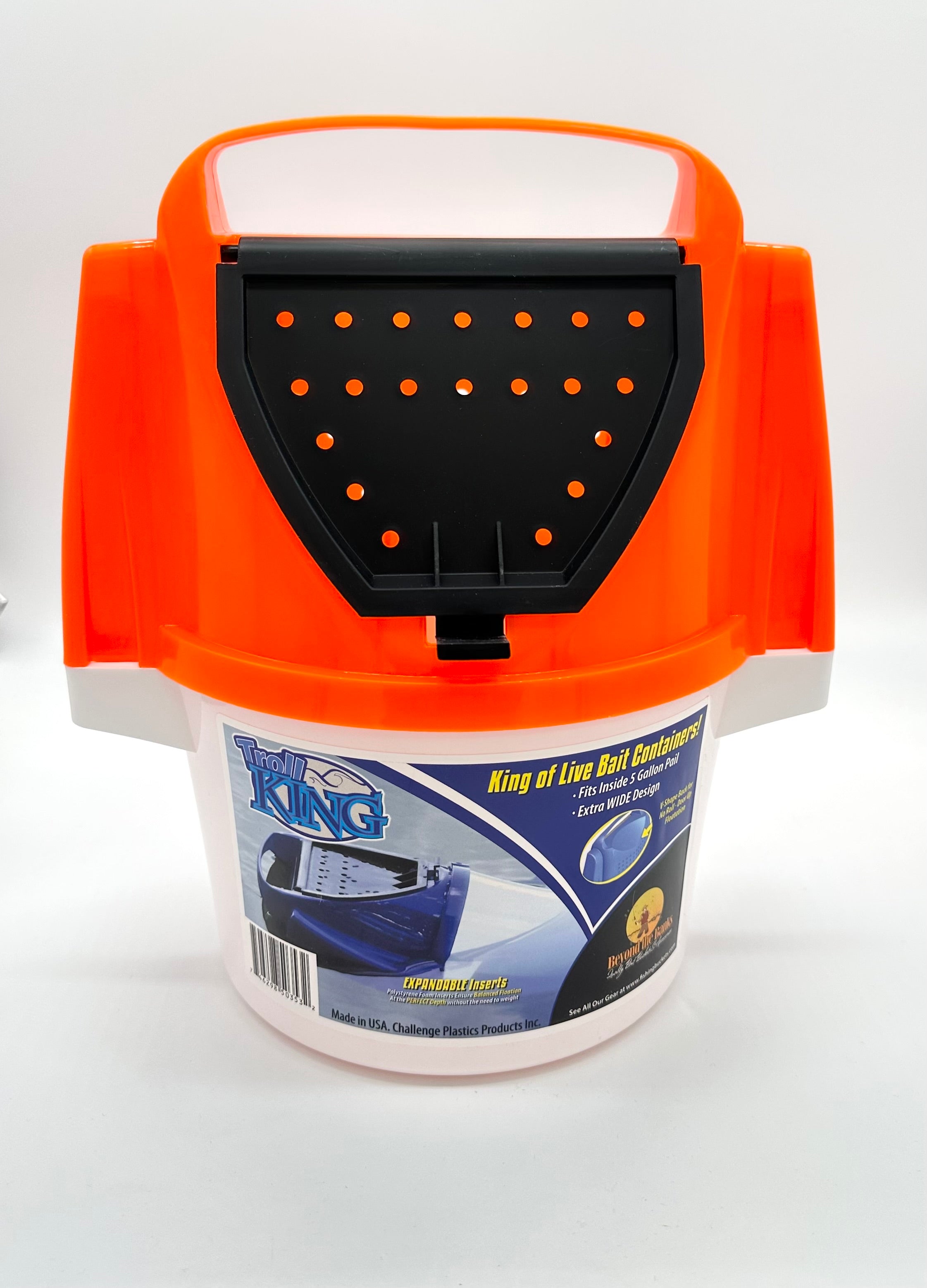 Challenge Trolling Bucket 7pt Troll King - Orange – Waterloo Rods